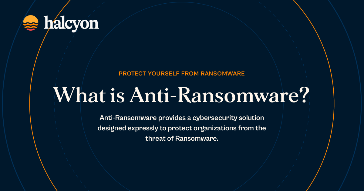 Anti Ransomware | Halcyon